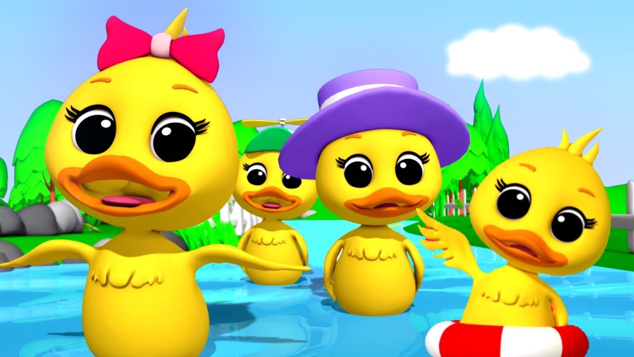 Duck Song | Nursery Rhymes and Kids Songs | Children Rhyme For Babies ...