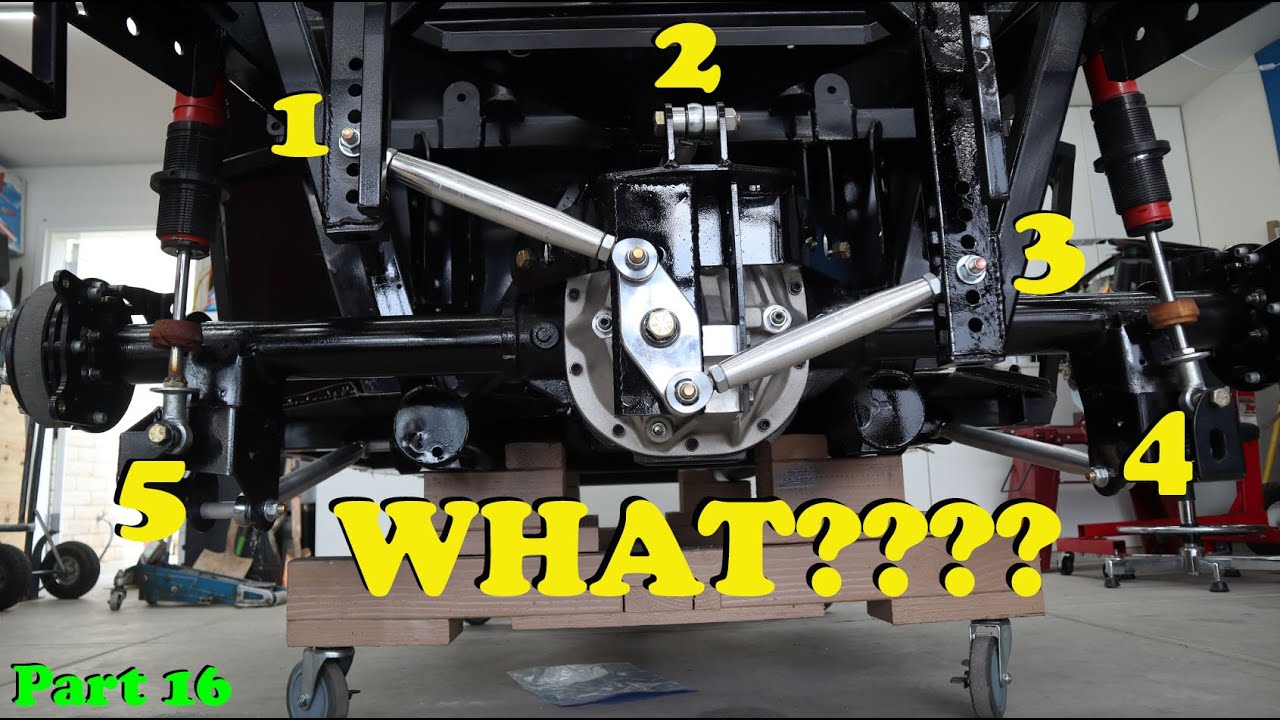 Wrecked Cobra Rebuild Part 16 - Rear 5- Link and Air Suspension R&D ...