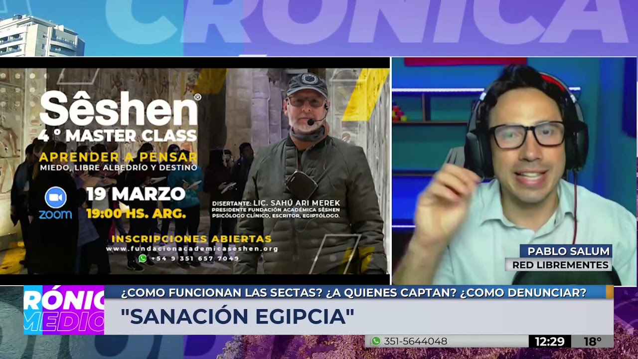 Pablo Salum en Canal 10 de Córdoba "Como funcionan las #Sectas ...