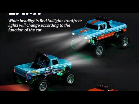 1/64 Mini RC Monster Truck -Metal Off-Road Stomper with RV, 2.4GHz ...