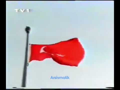 TRT TV1 - İstiklal Marşı ve Kapanış (18.01.1992)