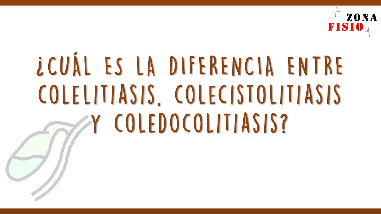 FISIOPATOLOGÍA: ¿CUÁL ES LA DIFERENCIA ENTRE COLELITIASIS ...