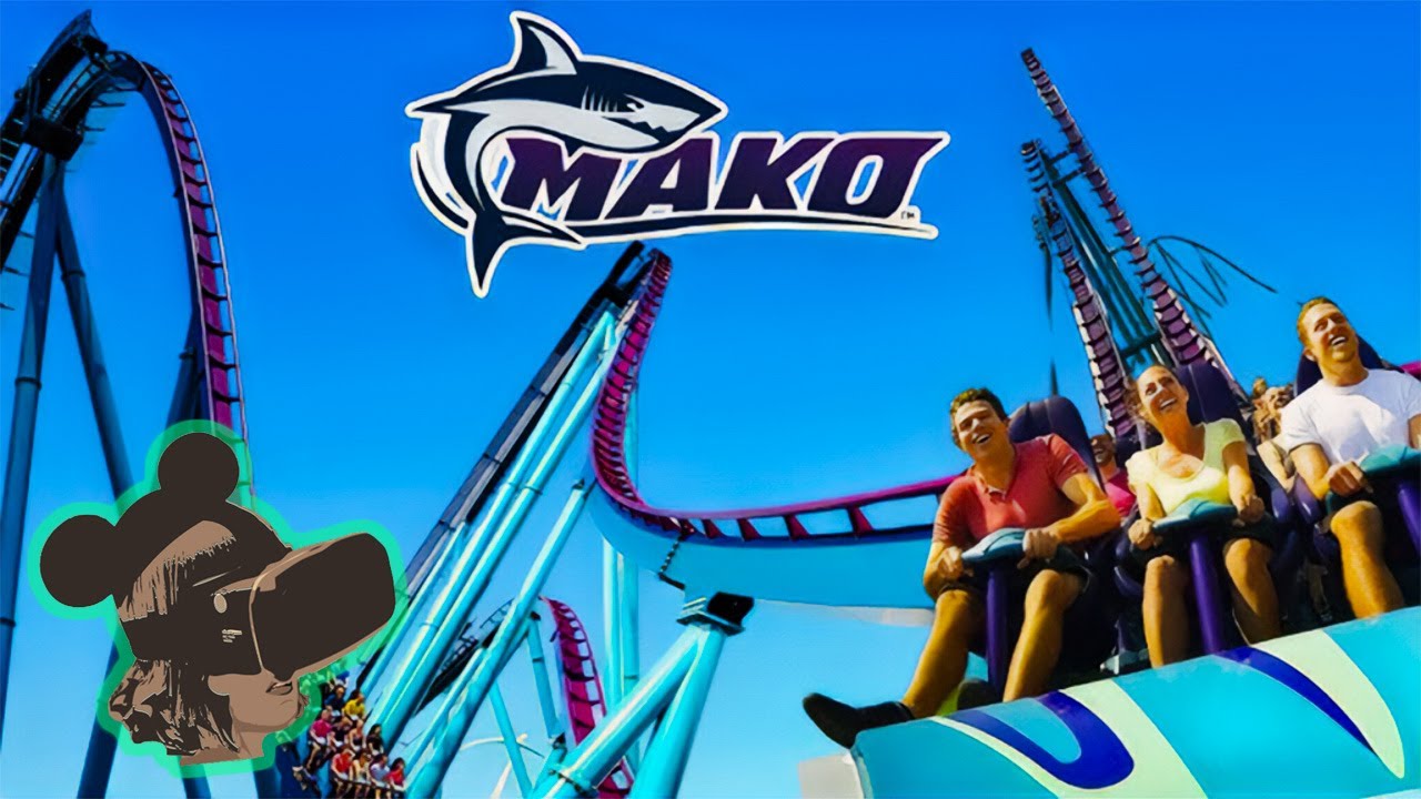 Mako at SeaWorld Orlando - Front Row POV 4K - YouTube