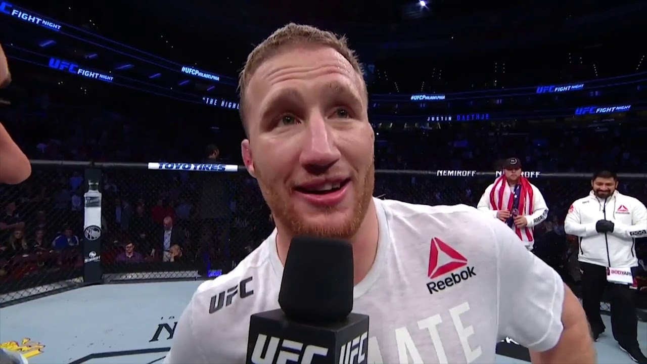 UFC Philadelphia: Justin Gaethje Octagon Interview - YouTube