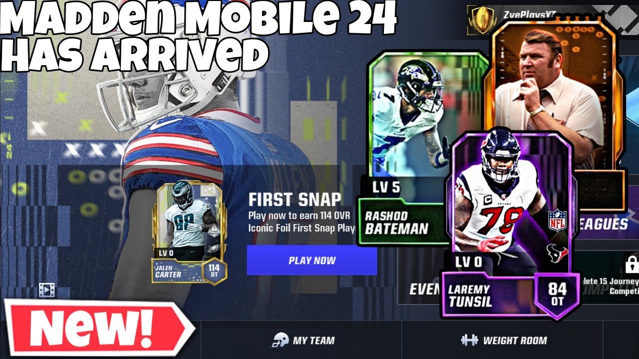 MADDEN MOBILE 24 HAS ARRIVED!!! (My Thoughts & Gameplay) - YouTube
