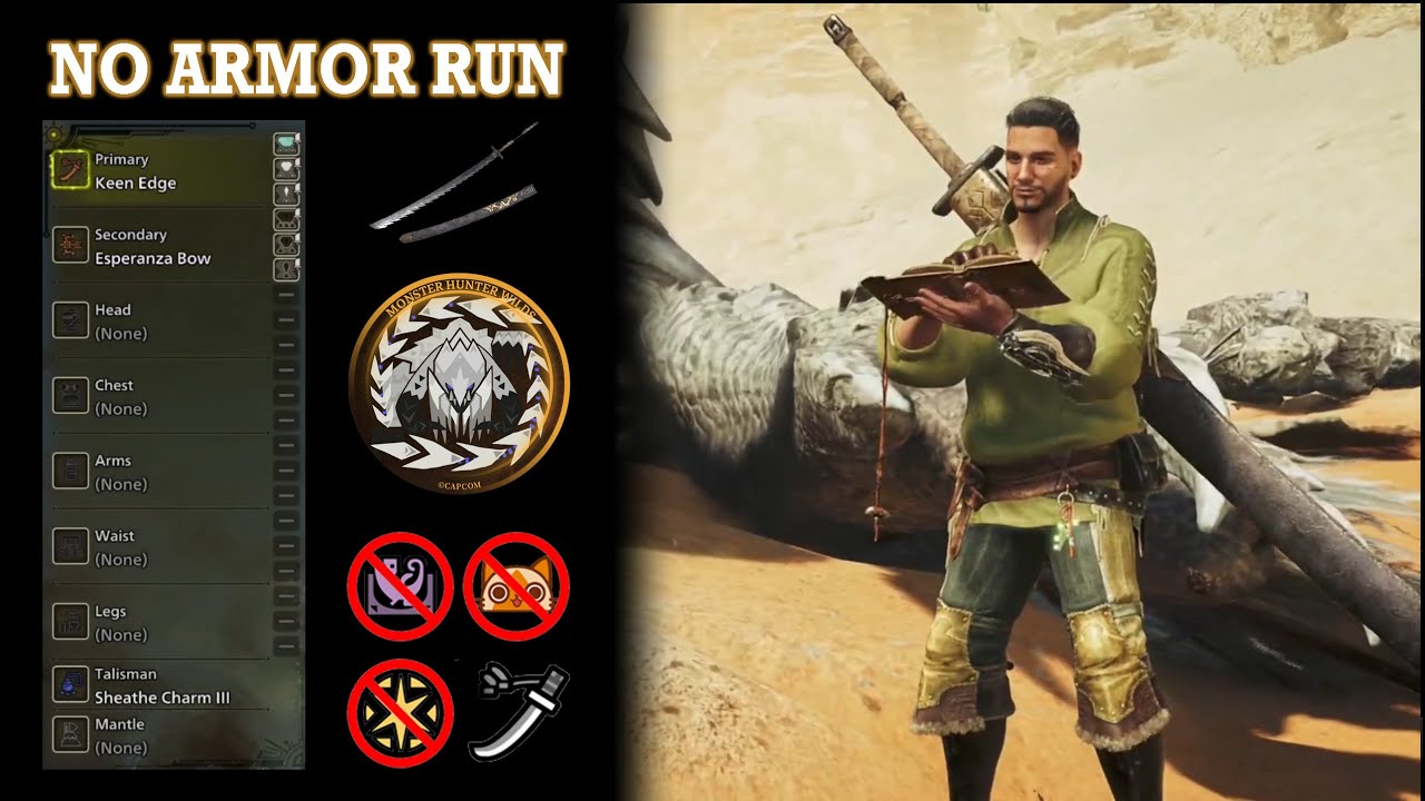 More No Armor, Long Sword vs Arkveld - Day 5 - YouTube