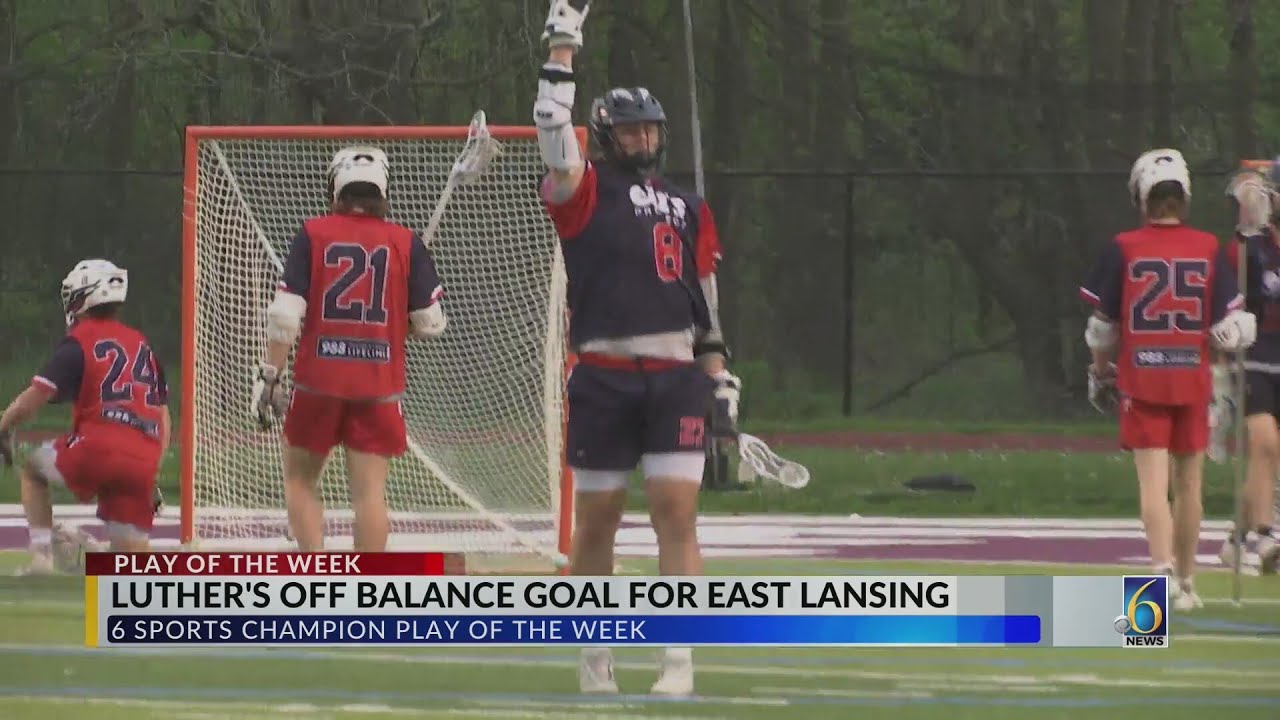 Champion Play of the Week: Luther's off balance goal for East Lansing ...