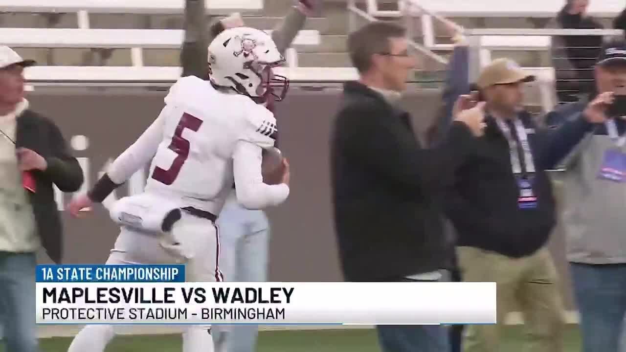 Maplesville wins 1A state championship - YouTube