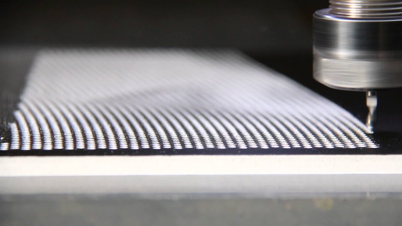 Weekend projects / Halftone Photo carved on CNC - YouTube