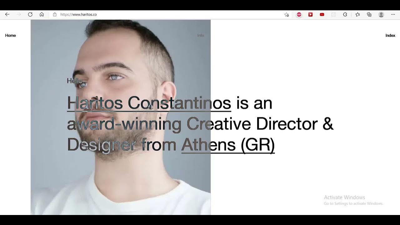 Three Js Portfolio website clone (part 1) - YouTube
