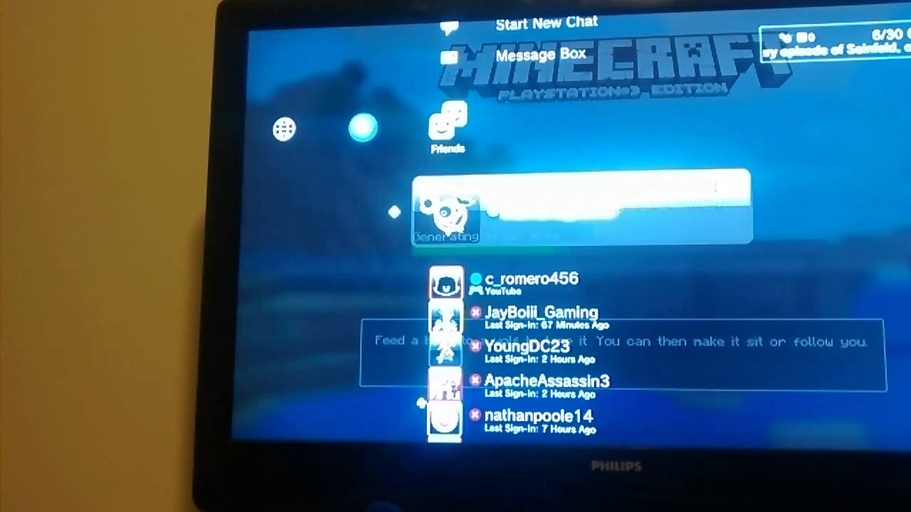 Add me on PS3 for Minecraft!! - YouTube