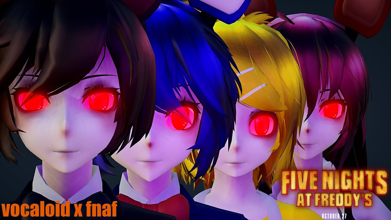 MMD x FNAM】 - Die In The Fire (4k) - YouTube