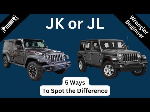 Jeep Wrangler JK & JL | 5 Ways to Spot the Differences: Wrangler Jeeping  for Beginners: