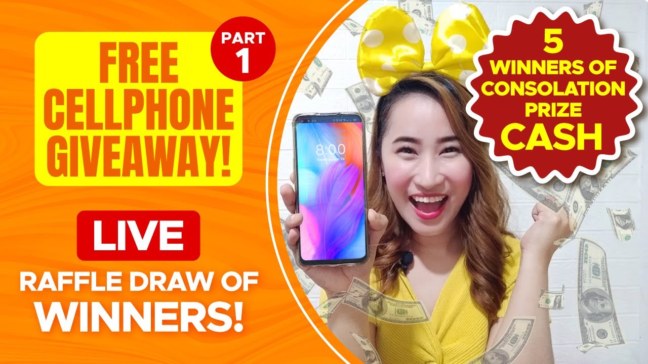 FREE Cellphone LIVE Raffle Draw of Winner (PART 1) by Yellow Heart ...