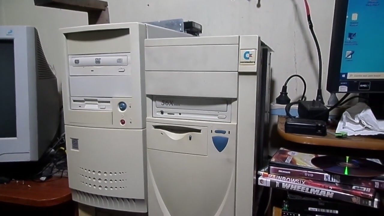 New retro pc Commodore. pentium 3 , primer vistazo y arreglos. - YouTube