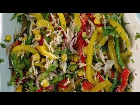 Üçrəngli Bibər salatı🥗Салат\