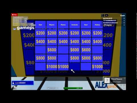 Roblox Jeopardy - YouTube