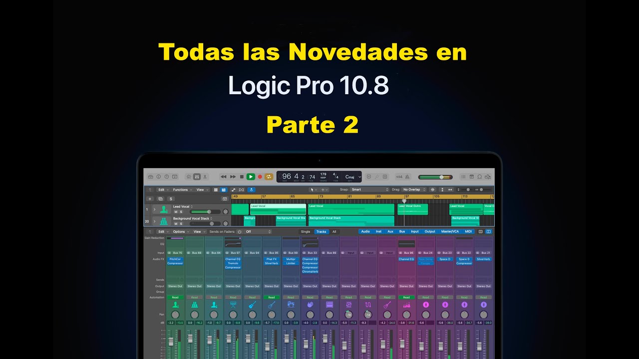 🔥 Todas las Novedades en Logic Pro 10.8 Parte.2 - YouTube