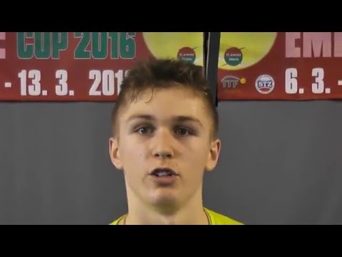 EMPIRE Cup U18 2016: Jake Hersey (GBR) – Michael Vrbensky (CZE) 7-5, 1 ...