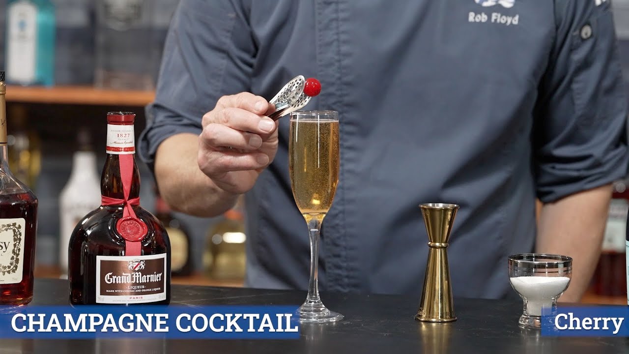 Princess Champagne Cocktail - YouTube