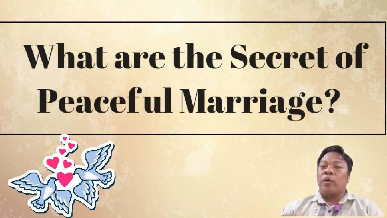 What are the Secrets of Peaceful Marriage?Cebuano Educational/TUTORIAL. - YouTube