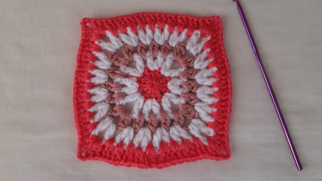 How to crochet granny square in a beautiful way - crochet granny square ...