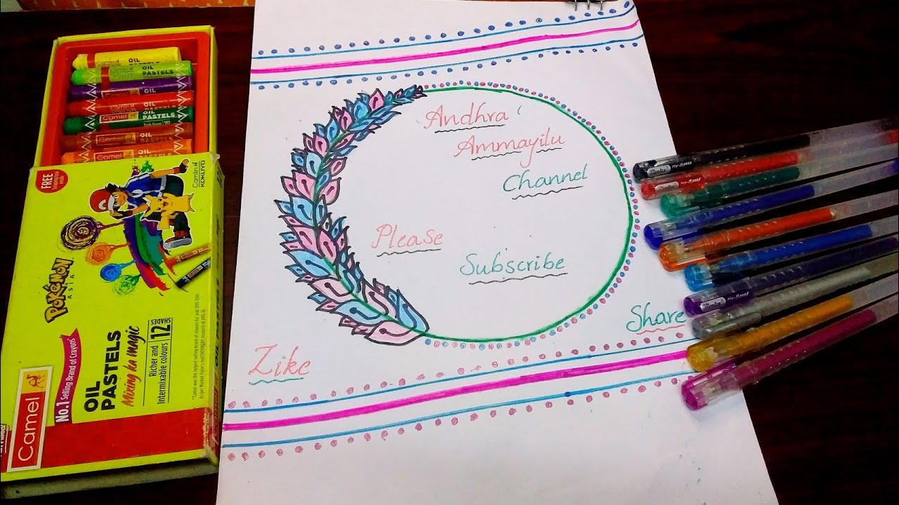 Easy Design for Project Work//Border Design for Project Work - YouTube