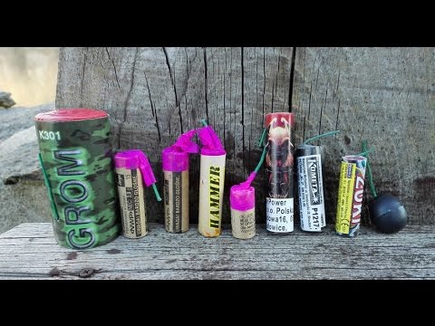 Test firecrackers 2015/2016 FP3 Grom JC05 Hammer FP1 vuurwerk ...