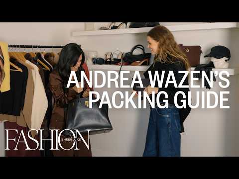 Packing With Andrea Wazen: Shoe Collection & Dresses  | SheerLuxe Fashion