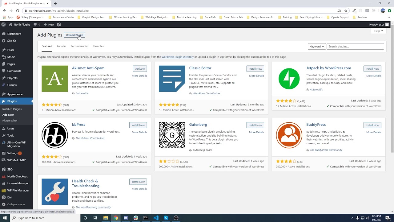 How to install the North Checkout plugin on Wordpress - YouTube