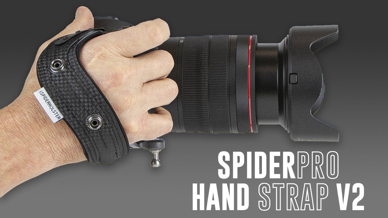 No More Death Grip Holding Your Camera! | Spider Holster SpiderPro Hand ...