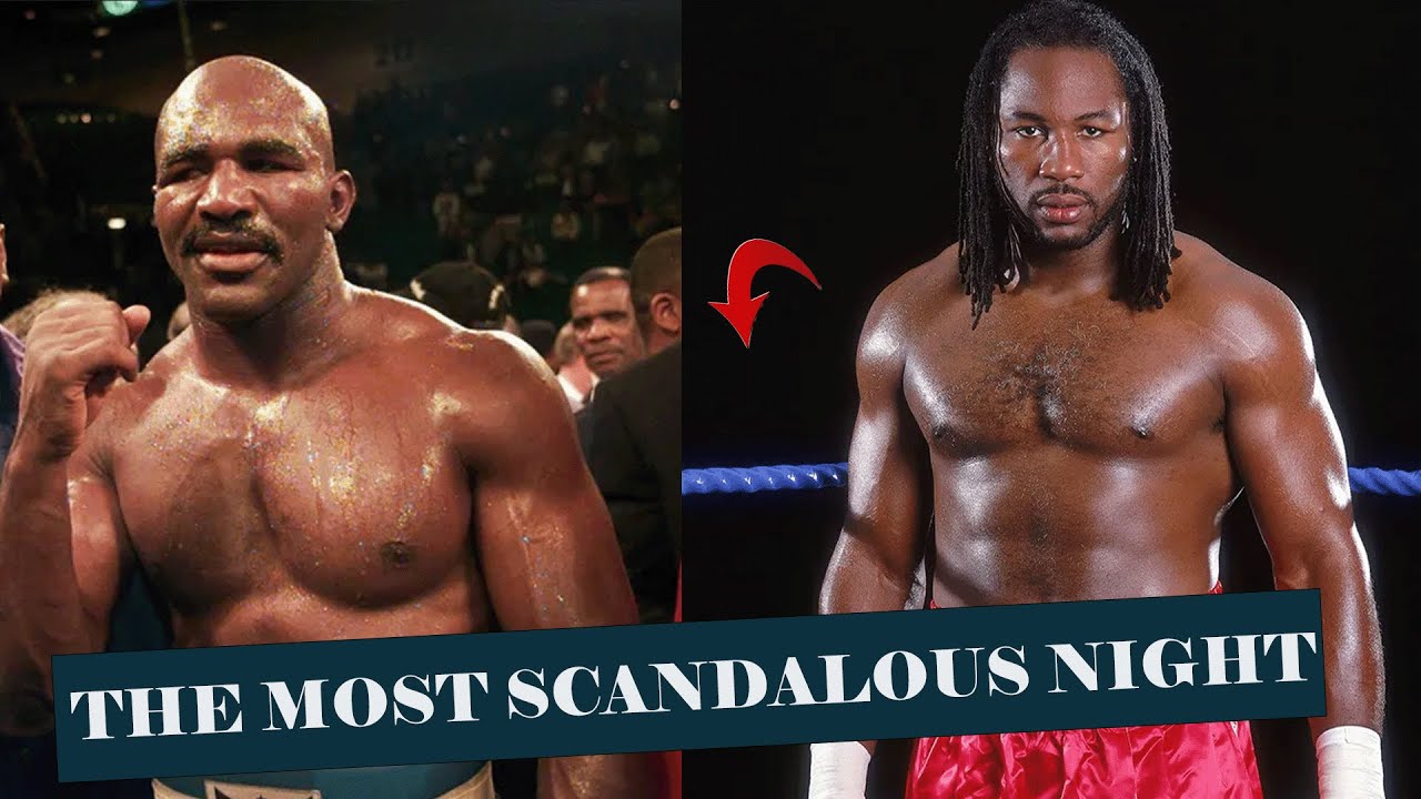 The controversial fight of the century: Lewis and Holyfield - YouTube