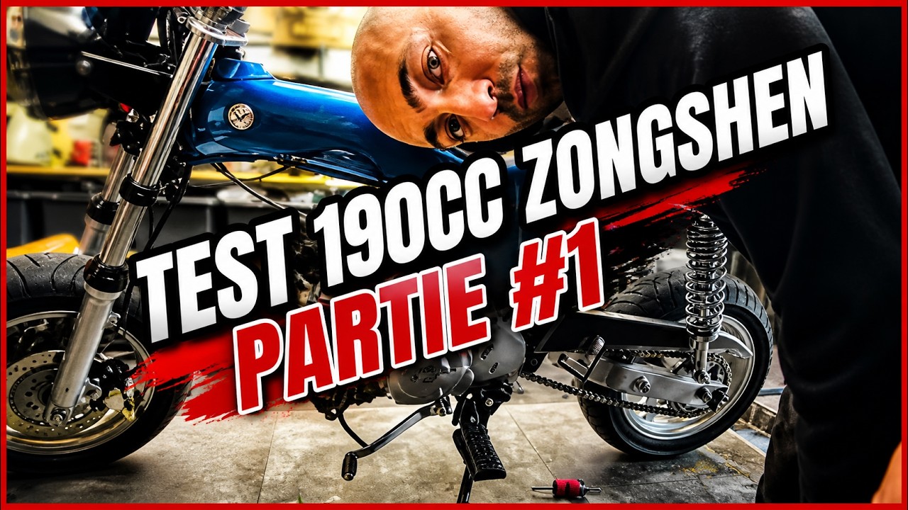 réglage et test dax 190cc zongshen - YouTube