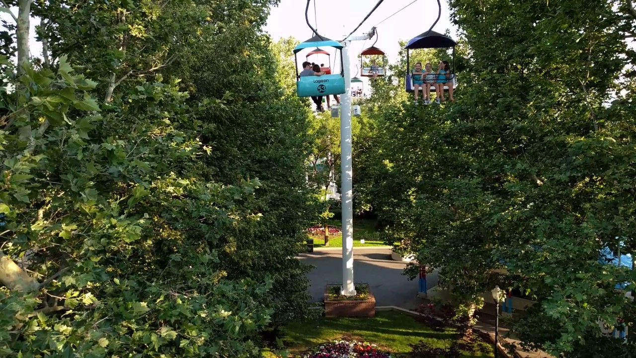 Lagoon Sky Ride POV - Lagoon Amusement Park - Farmington, Utah - YouTube