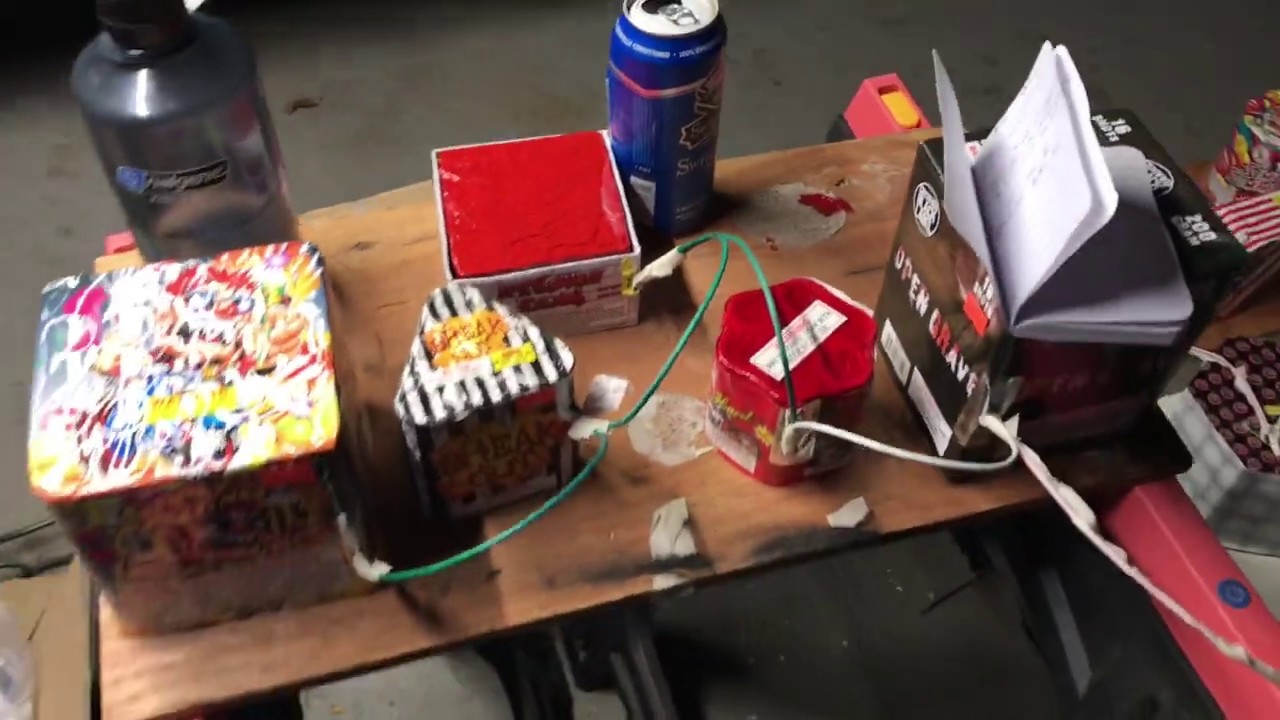 Attempting to Rig My Own Fireworks Display Part 2 (Second Attempt ...