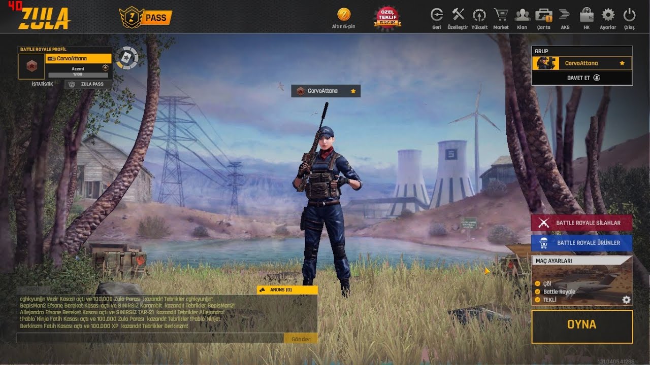 Zula Battle Royale Açıldı!!Efsane olmuş - YouTube