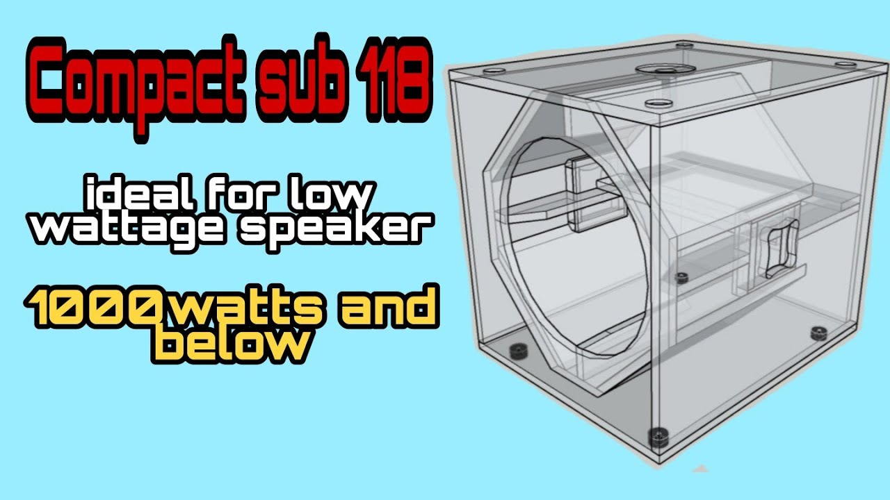 Compact Sub 118 | 18 INCH SUB | FULL PLAN - YouTube