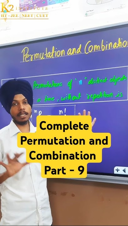 Class 11 Ch -6 | Permutations and combination | Permutations of n objects taken r at a time | # ...