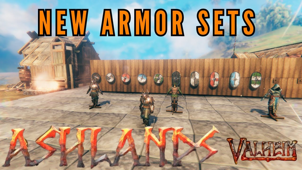 Valheim Ashlands - All new armor sets, shields and cloaks! - YouTube