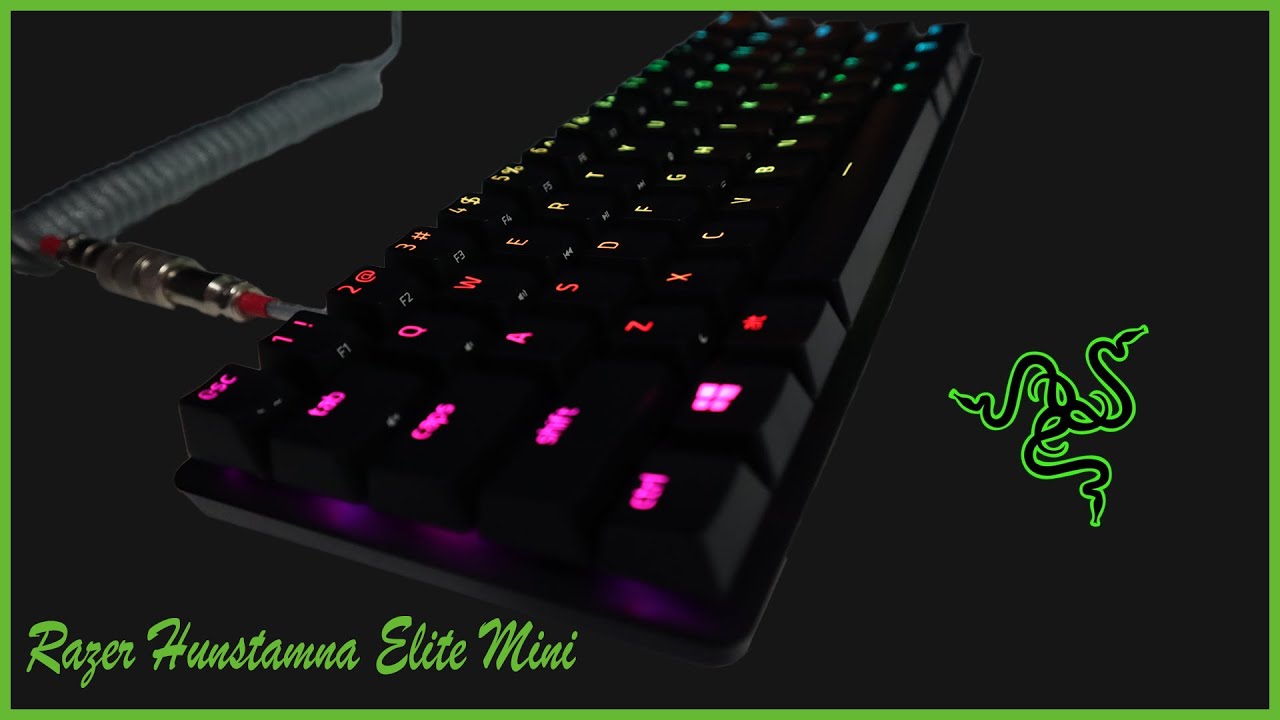 Razer Huntsman Elite Mini Unboxing - YouTube
