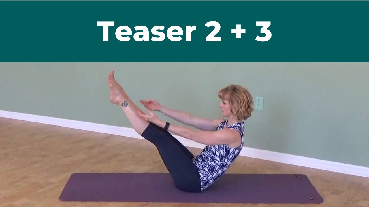 Teaser 2 and Teaser 3 on the Mat ⎮Pilates Encyclopedia - YouTube