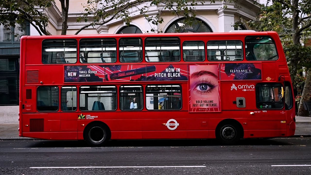 COTY Rimmel Thrillseeker Mascara Lenticular Bus T-sides (2023) - YouTube