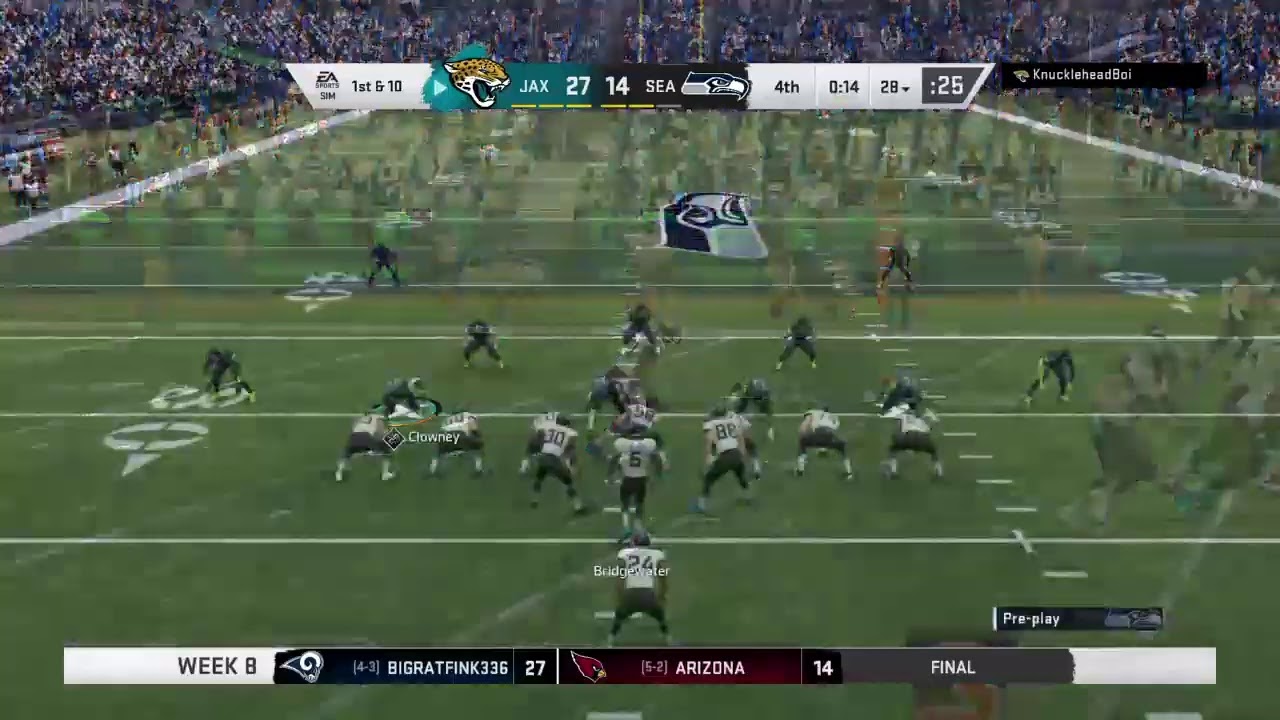 Season 19 - Week 8: Jacksonville Jaguars VS Seattle Seahawks - YouTube