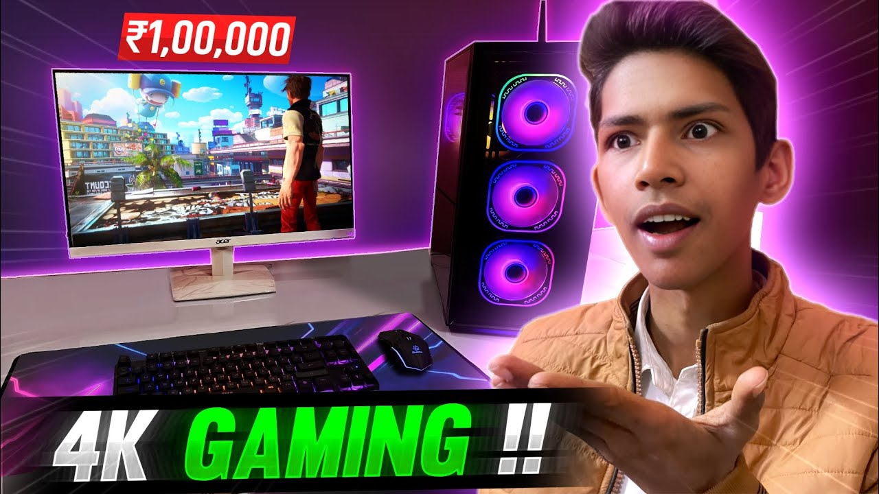 ₹1 Lakh Pc Build For 4K Gaming 🔥 | Cheapest 4K Gaming PC Build 🔥 - YouTube