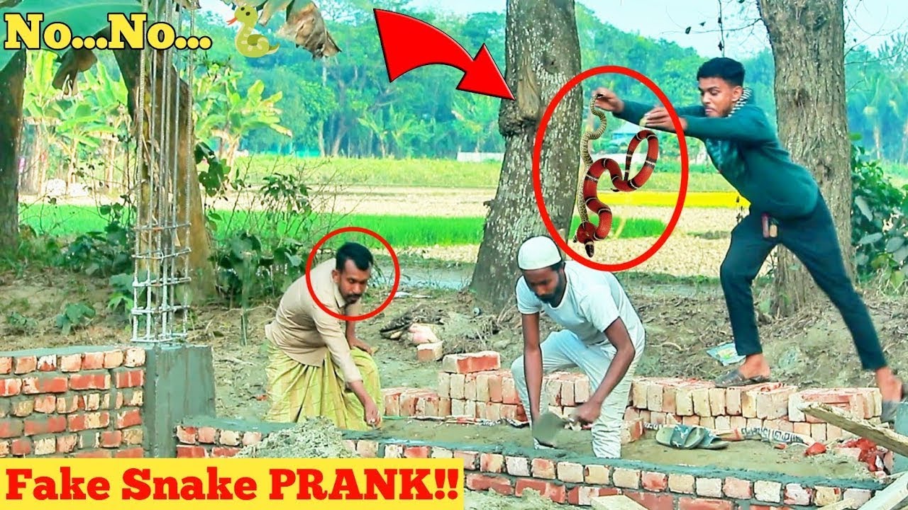Fake Snake PRANK 2022 | Mad Guy Snake Prank With So Funny Reaction By FuN TV PranK - YouTube