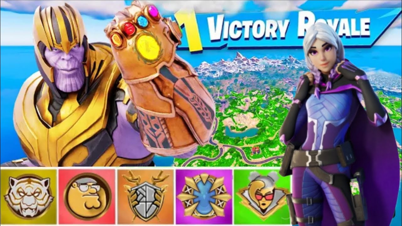 Το Thanos Challenge Στο Fortnite - YouTube