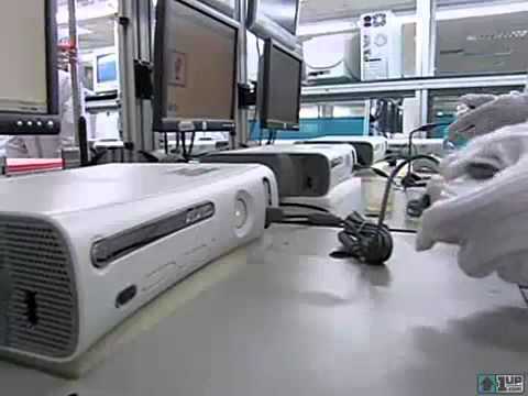 Xbox 360 Production Line - YouTube