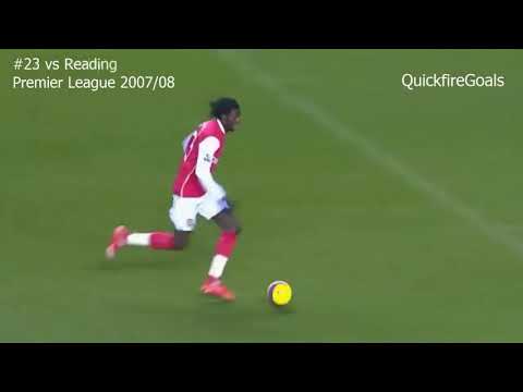 Emmanuel Adebayor   All 62 goals for Arsenal