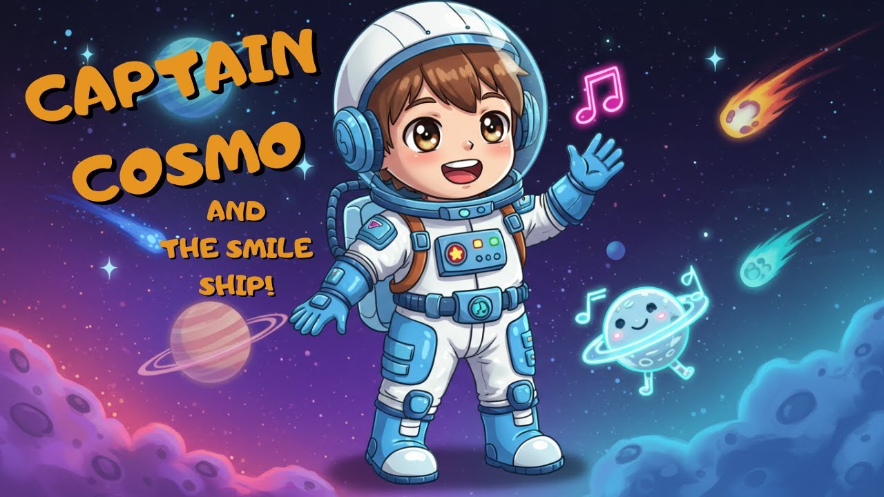 🌟 Captain Cosmo and the Smile Ship 🚀 | Space Song for Kids 🌟 - YouTube