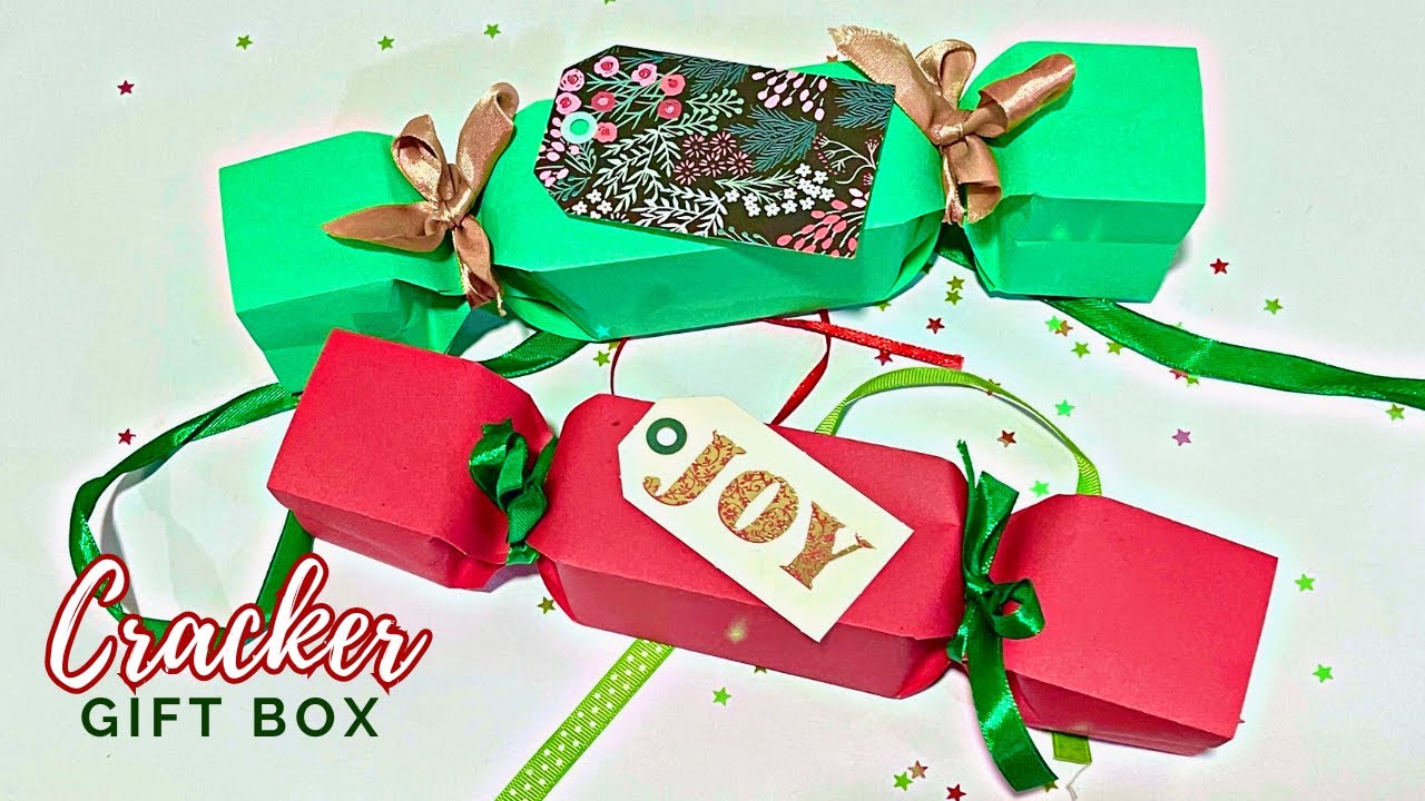 Cracker Gift Box | Gift Wrapping Ideas - YouTube